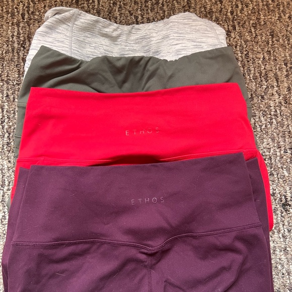 ETHOS | Pants & Jumpsuits | Ethos Gym Leggings 4 Pairs For 4 | Poshmark